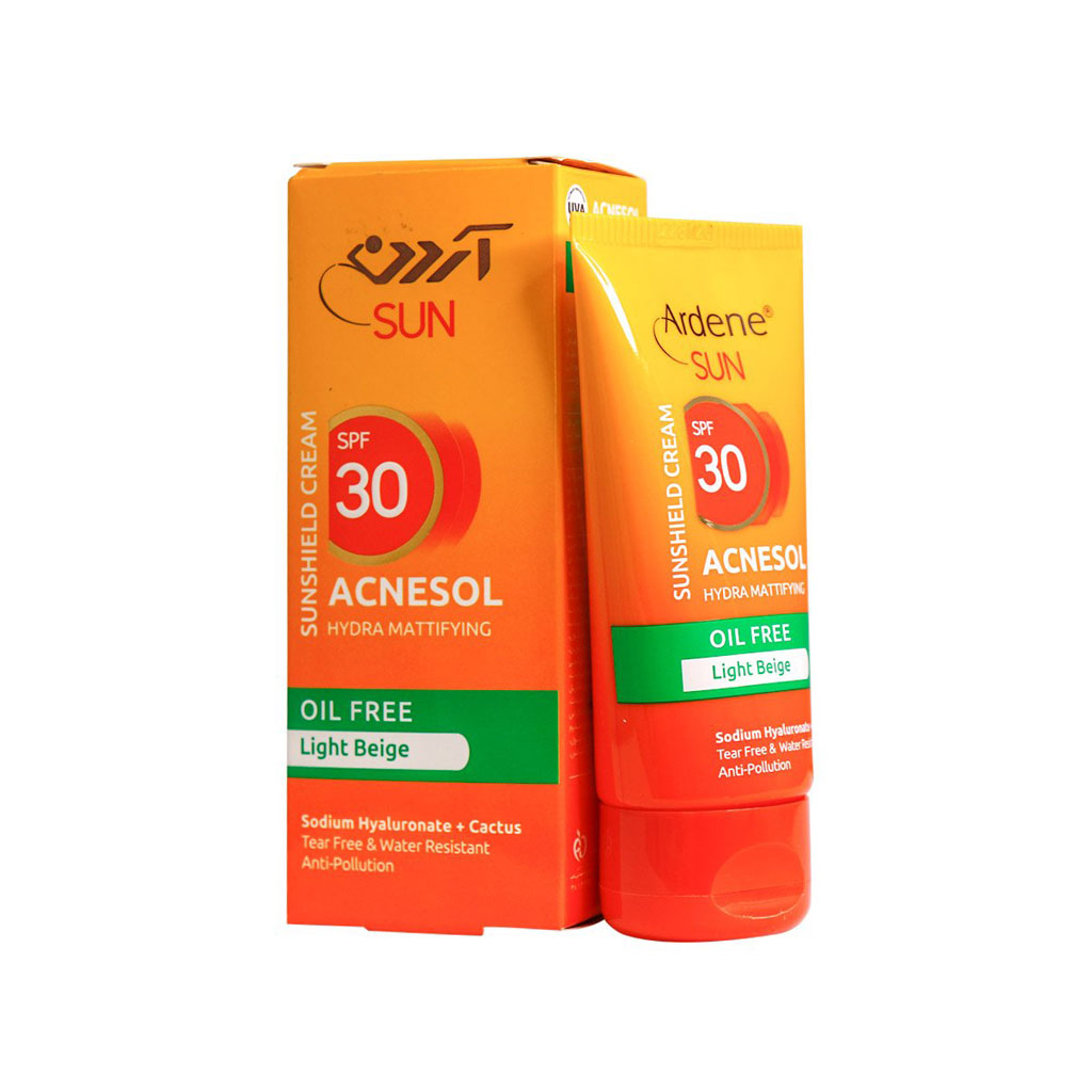 Ardene Sun SPF 30 Acnesol Oil Free Light Beige | كريم الشمس من أردين S – Aphrodite Skincare